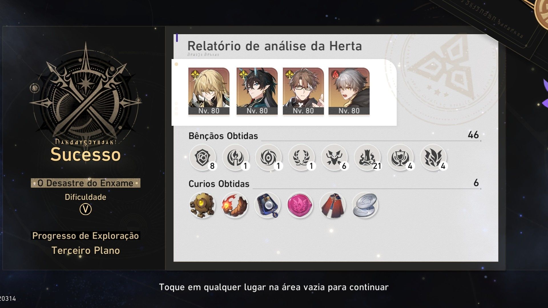 Finalmente Acabei com o Desastre do Enxame Honkai: Star Rail | HoYoLAB