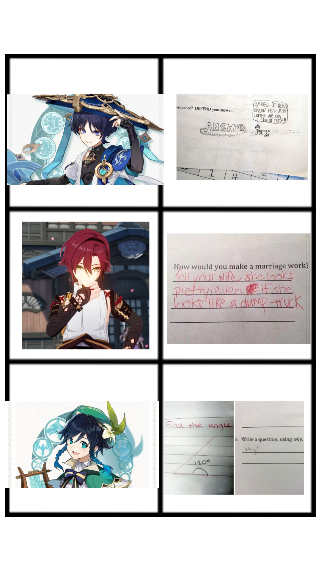 Anemo Boys homework Genshin Impact | HoYoLAB