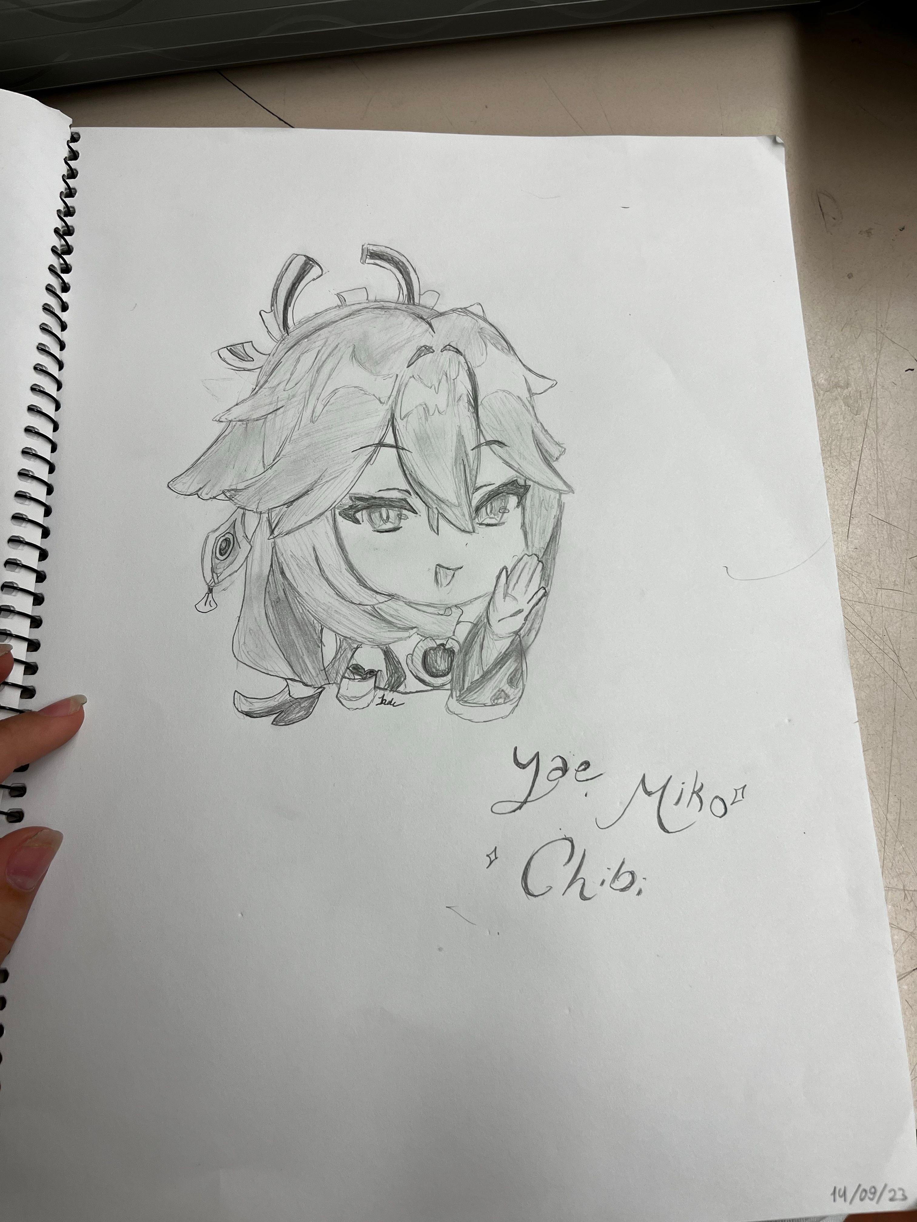 Yae Miko chibi fanart