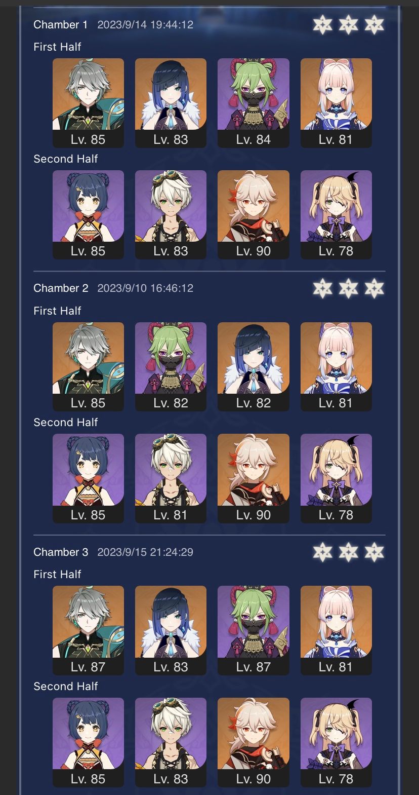 First time full stars in Abyss😍😍 Genshin Impact | HoYoLAB