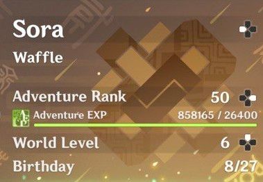 I jumped straight to World Level 8 prolly out of spite Genshin Impact ...