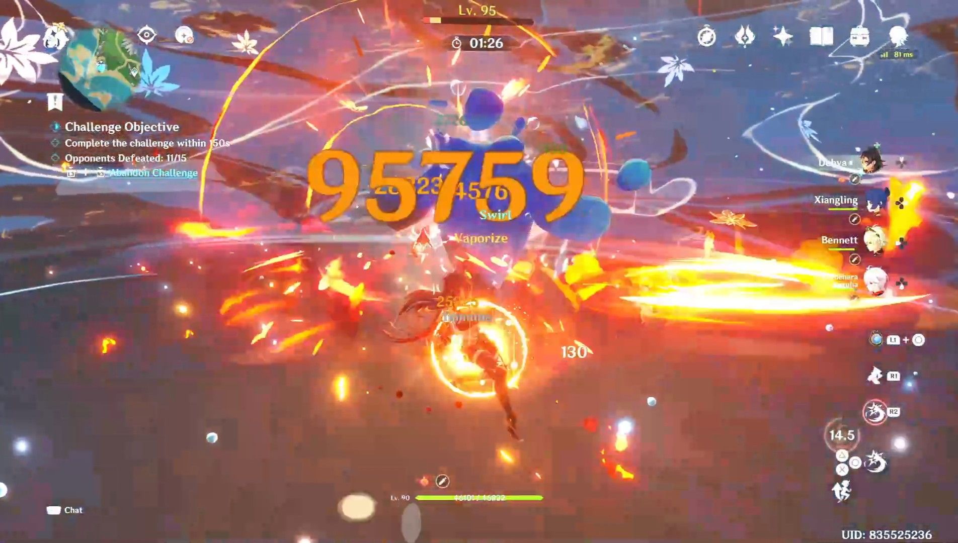 C6R1 Dehya 80-90k per punch lol 💪🏼 Genshin Impact | HoYoLAB