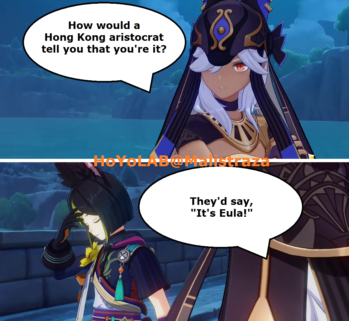 Cyno Joke 9: Eula Genshin Impact | HoYoLAB