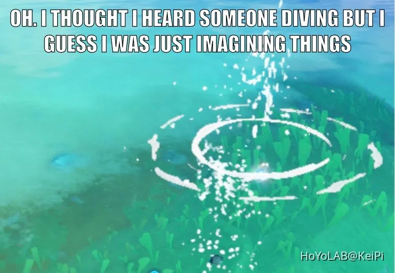 A random meme I made while swimming in Fontaine Genshin Impact | HoYoLAB