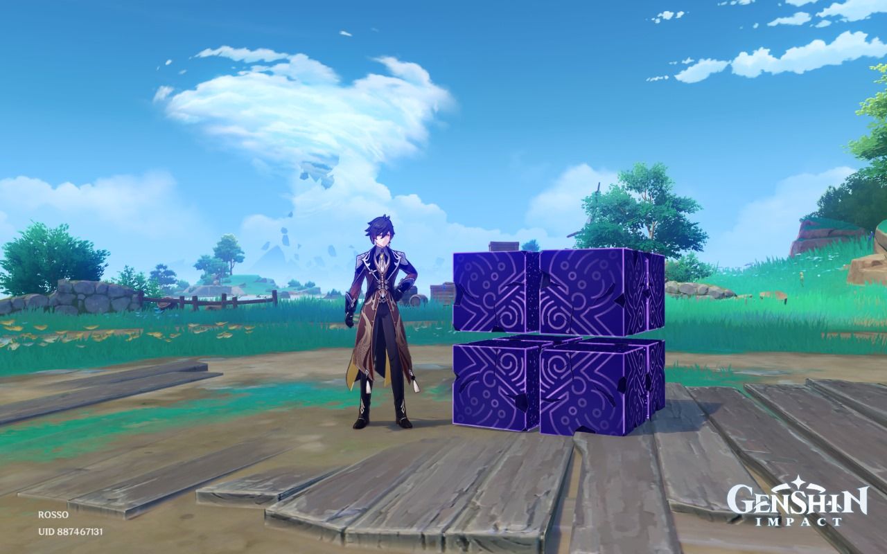 someone pls explain why this electro cube is in inazuma🤔 Genshin Impact ...