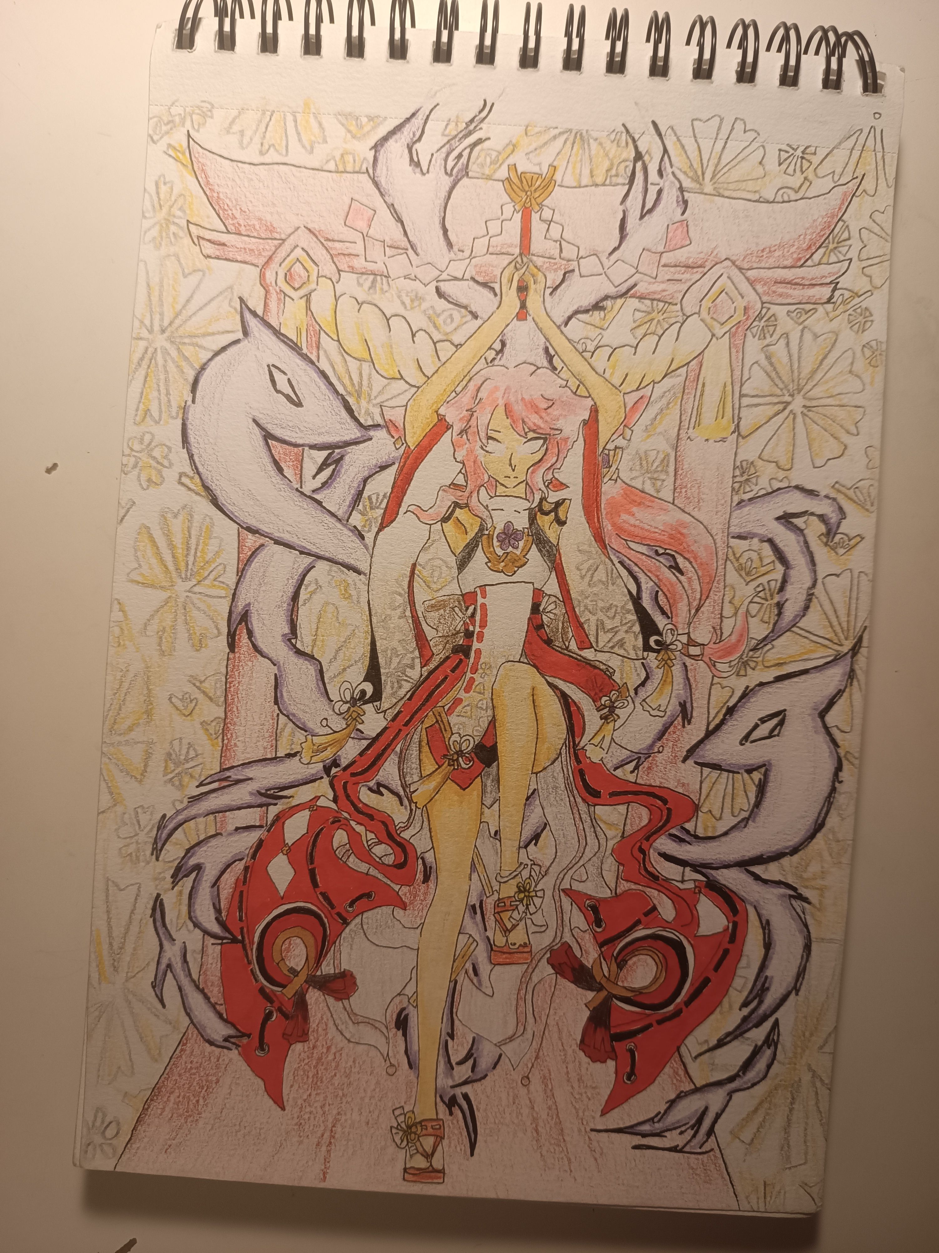 Yae Miko Fanart Genshin Impact | HoYoLAB