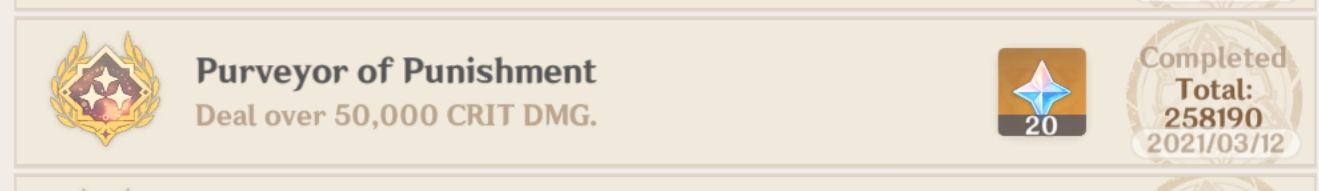 My crit damage Genshin Impact | HoYoLAB