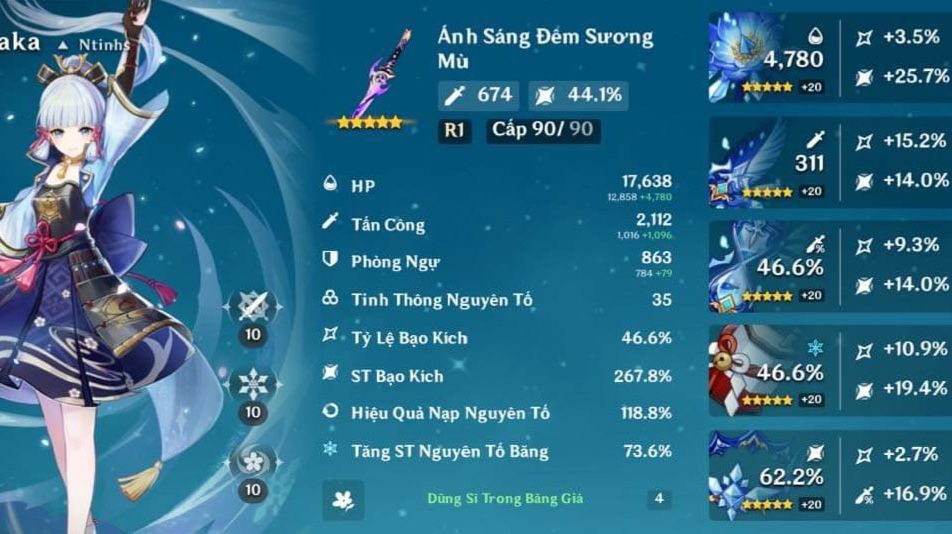 Ayaka của 1 f2p Genshin Impact | HoYoLAB