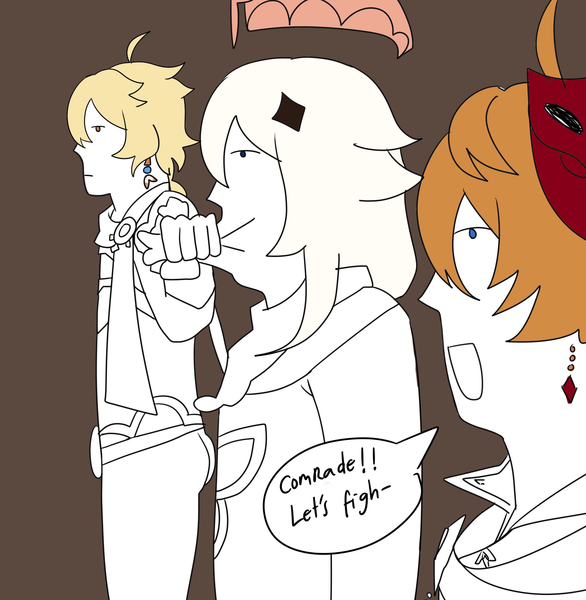 Childe,Aether,Paimon Genshin Impact | HoYoLAB