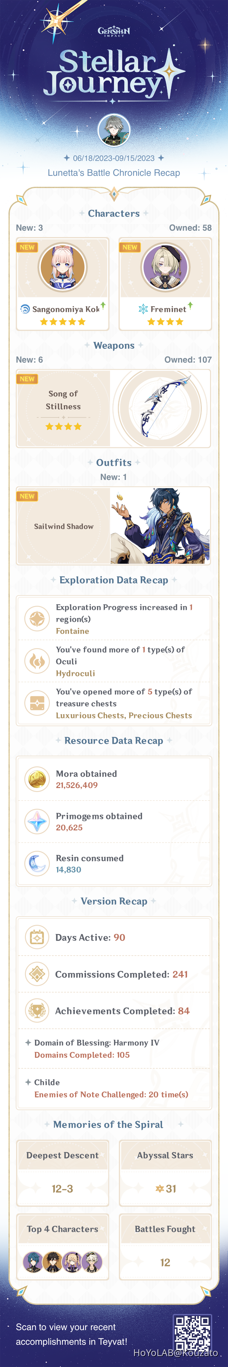 Stellar Journey [Recap] Genshin Impact | HoYoLAB