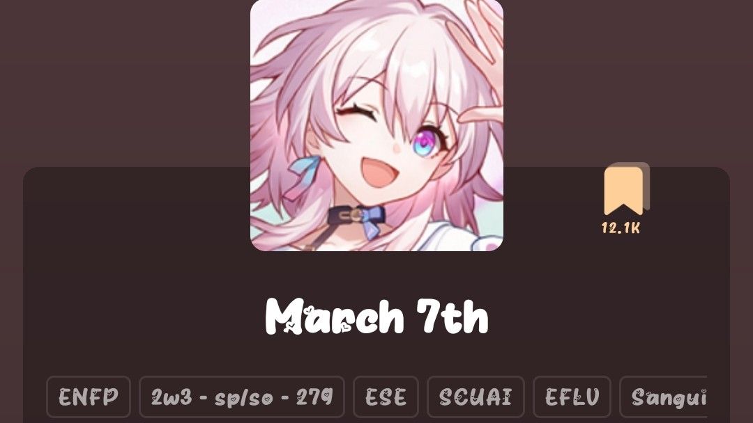 用mbti和九型人格等分析三月七的性格 ENFP-T 2w3 279 sp/so ESE SCUAI Honkai: Star Rail ...
