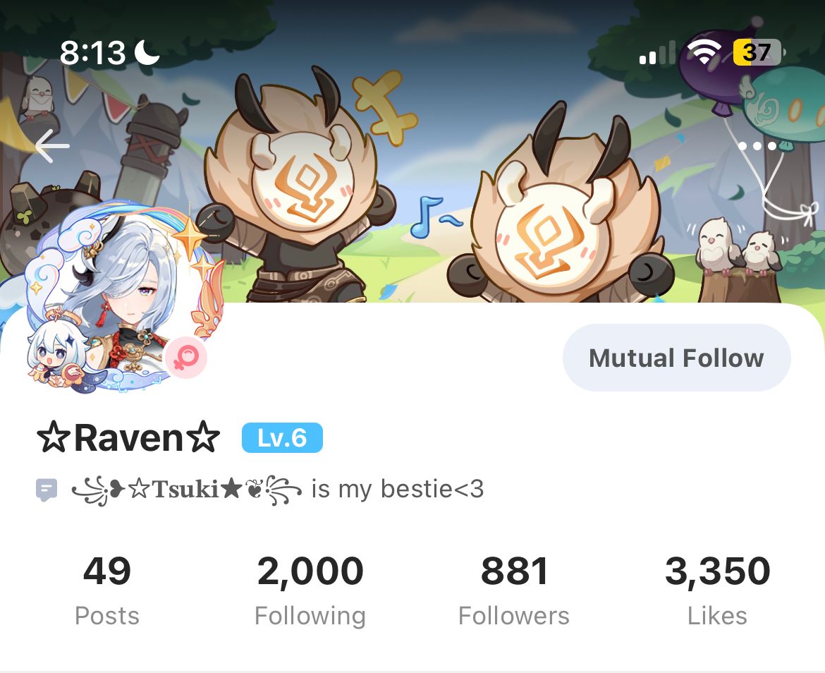 GUYS, LET’S GET ☆Raven☆ AT 900 FOLLOWERS!! | HoYoLAB