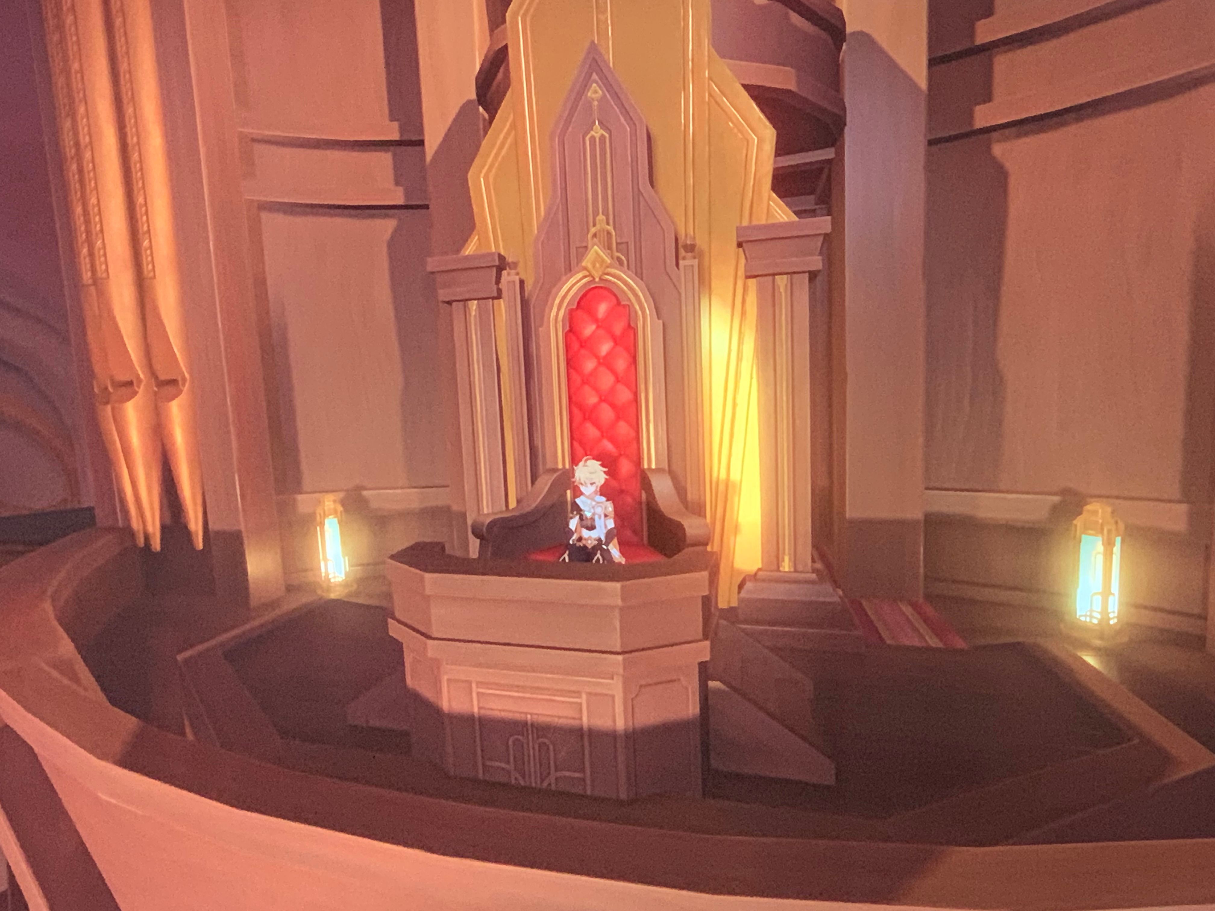 I got to Lady Furina’s chair in the Opera house :D Genshin Impact | HoYoLAB