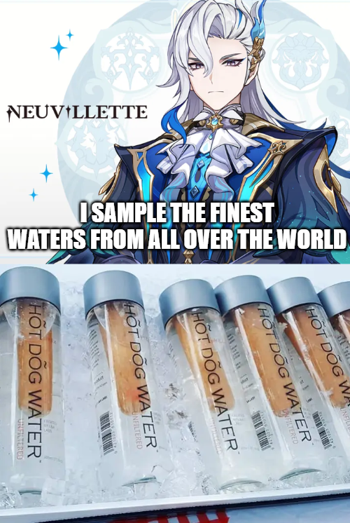 Neuvillette drinks water you say? Genshin Impact | HoYoLAB