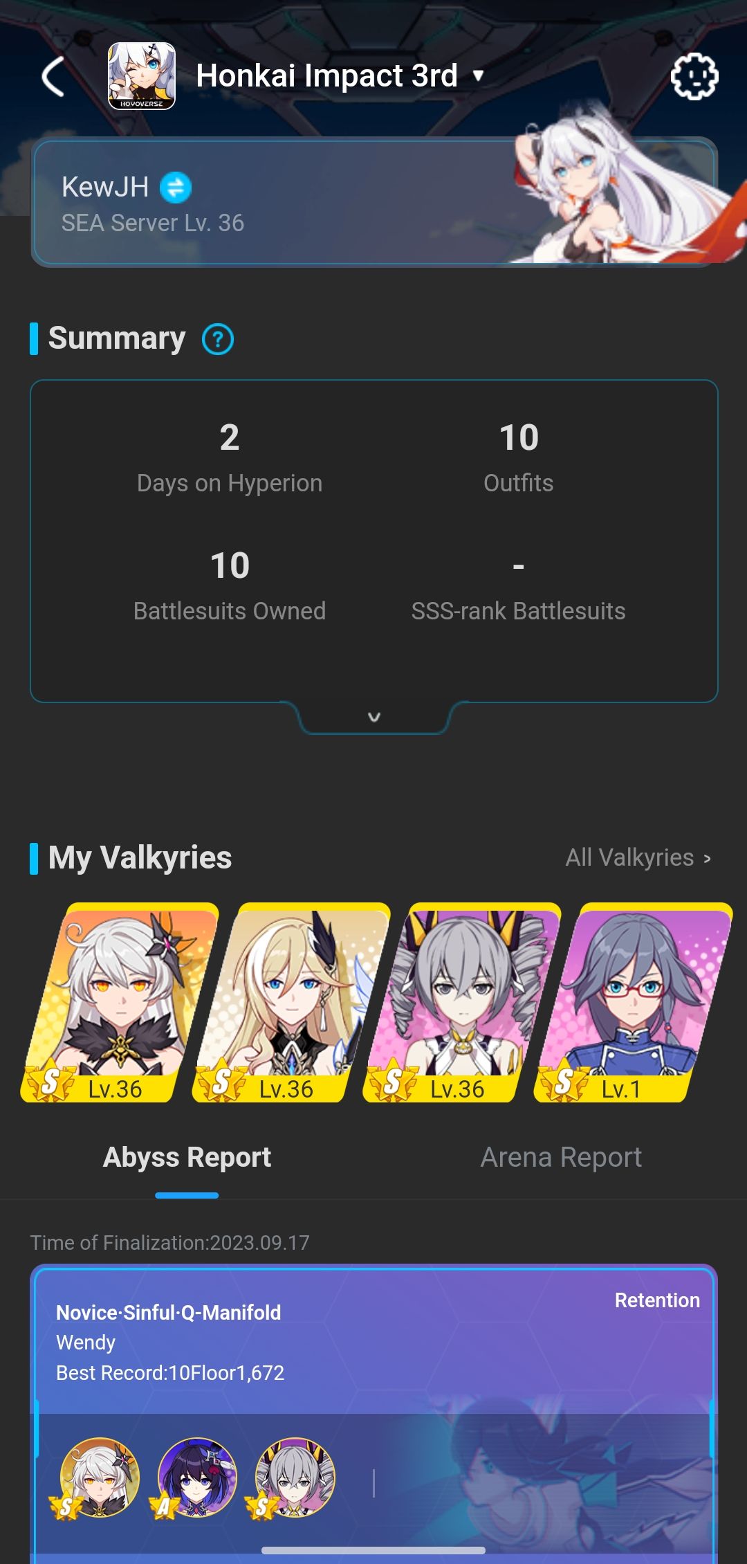 Day 2 of playing Honkai Impact 3rd | HoYoLAB