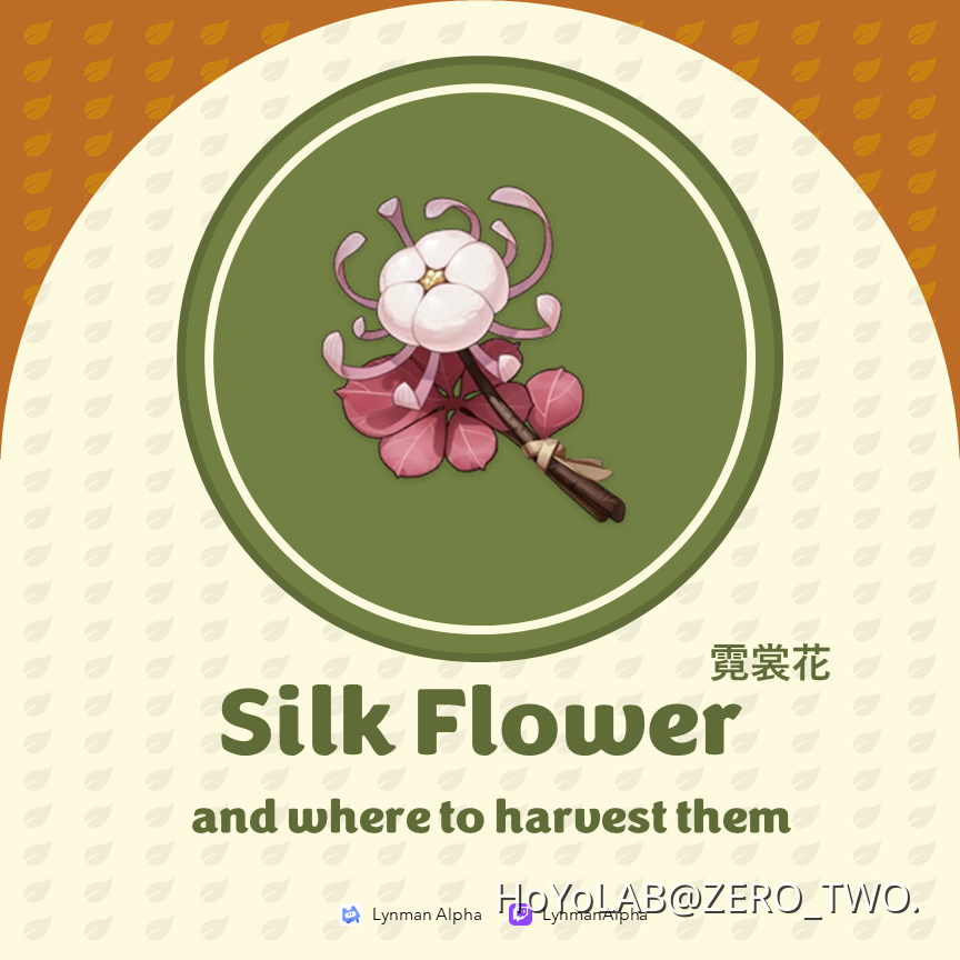 slik flower | Meterial collection guide Genshin Impact | HoYoLAB