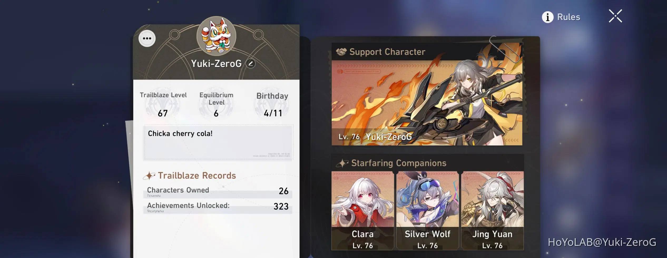 I got a cute Diting profile picture! Honkai: Star Rail | HoYoLAB