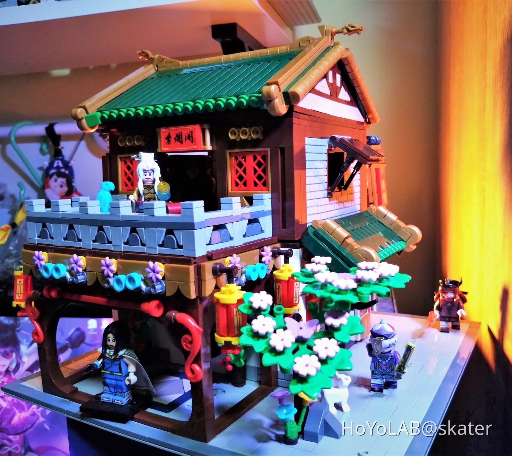 Liyue theme house 3/4 Lego Genshin Impact | HoYoLAB