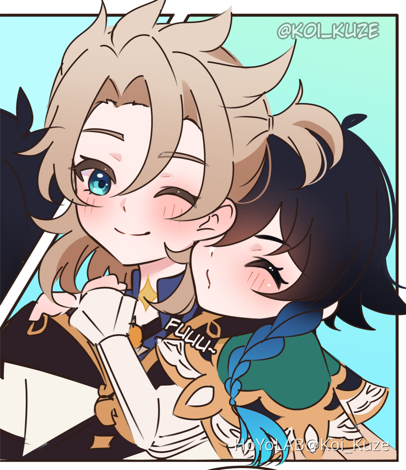 Venti is so friendly~ ft. Xiao & Albedo Genshin Impact | HoYoLAB