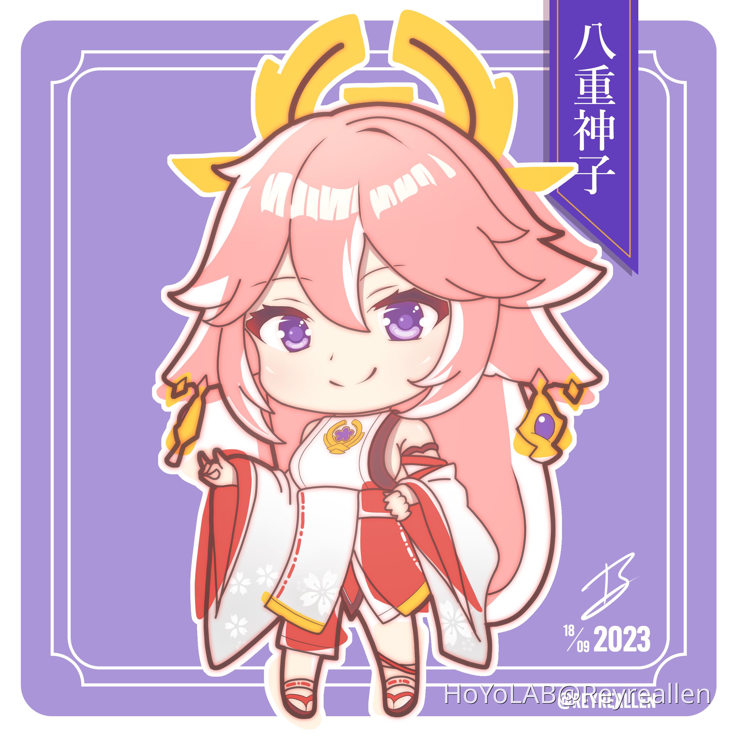 Chibi Yae Miko Genshin Impact | HoYoLAB