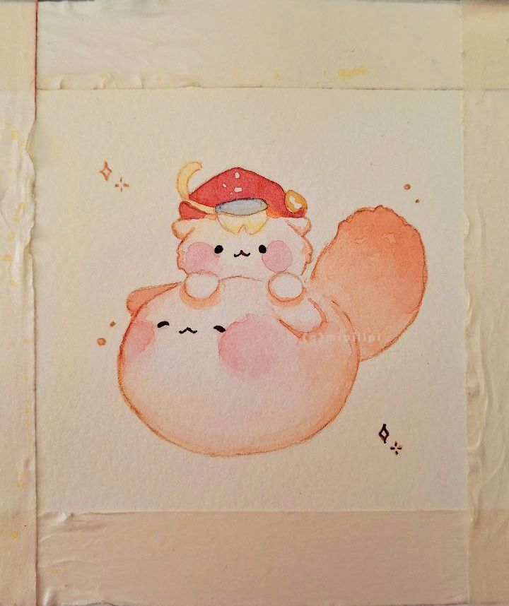 Klee Watercolor Miniature Genshin Impact | HoYoLAB