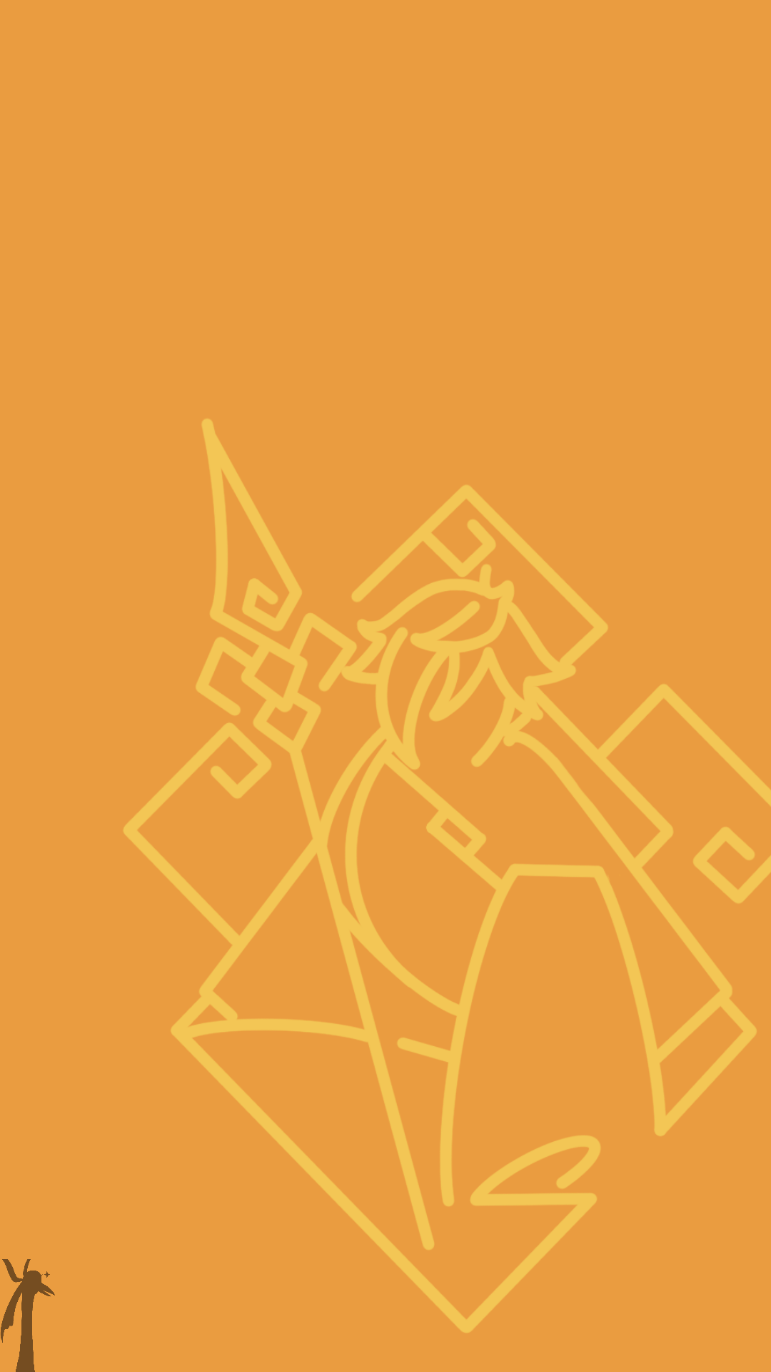 traveler makes minimalist backgrounds Genshin Impact | HoYoLAB
