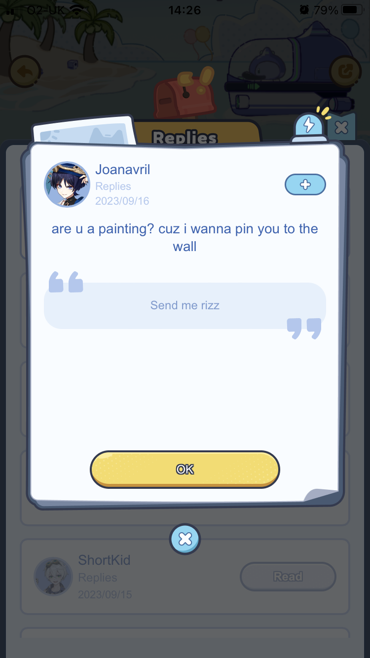 Godly rizz | HoYoLAB