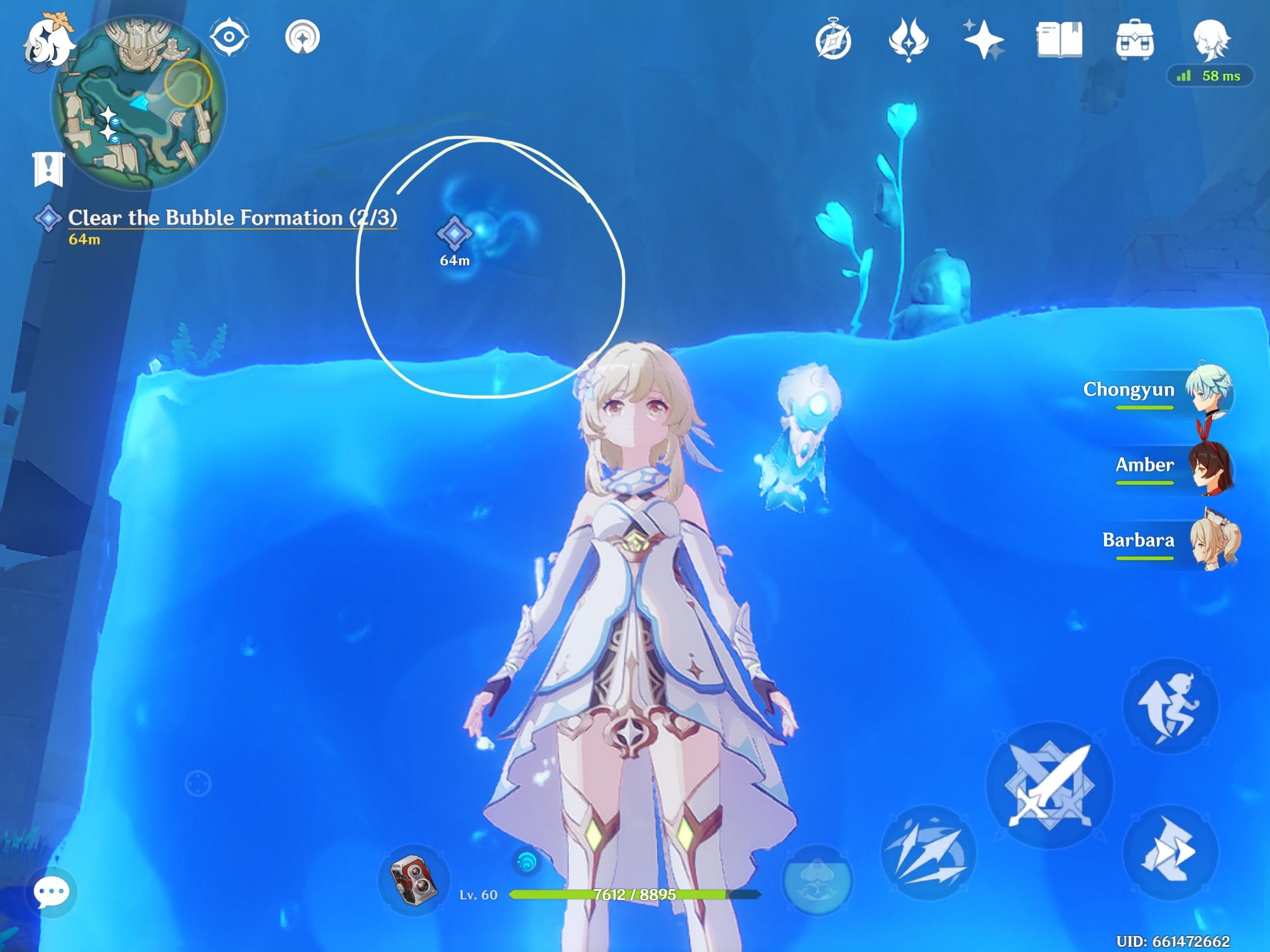 How do I get to the bubble formation? Genshin Impact | HoYoLAB