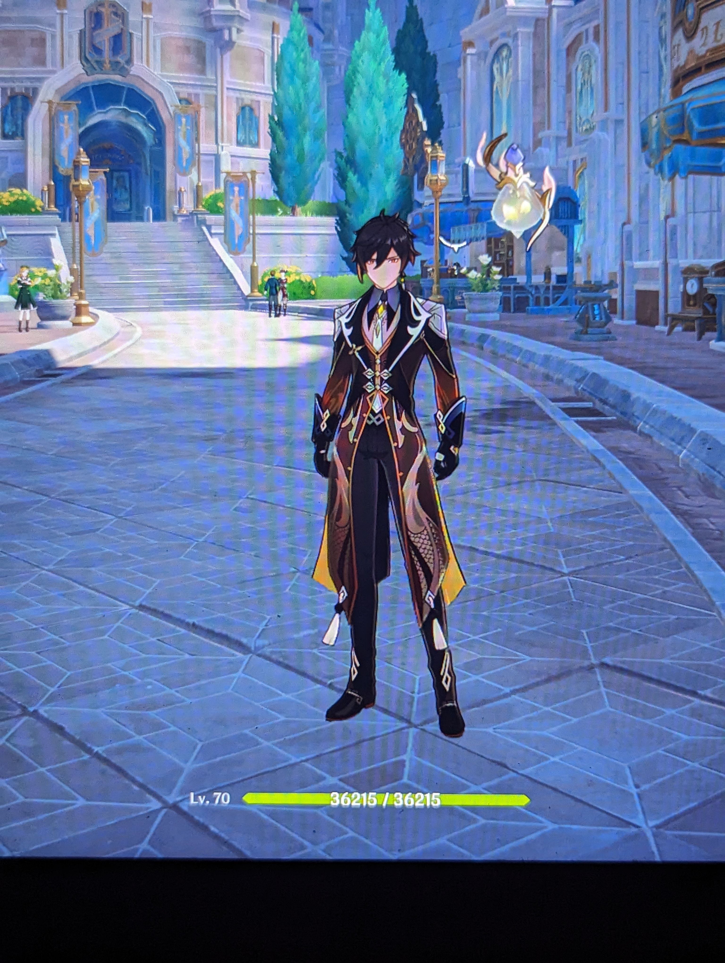 jUst got zhongli , I was farming for Noelle but then I end up using all of that for zhongli 🤣🤣🤣🤠 ...