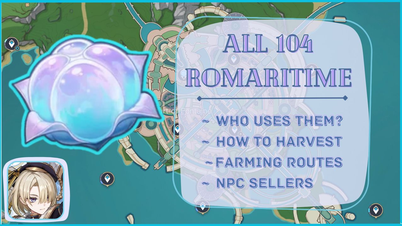 {Romaritime Flowers Farming} ~ 89 Locations + NPC Sellers = 104 Flowers ...