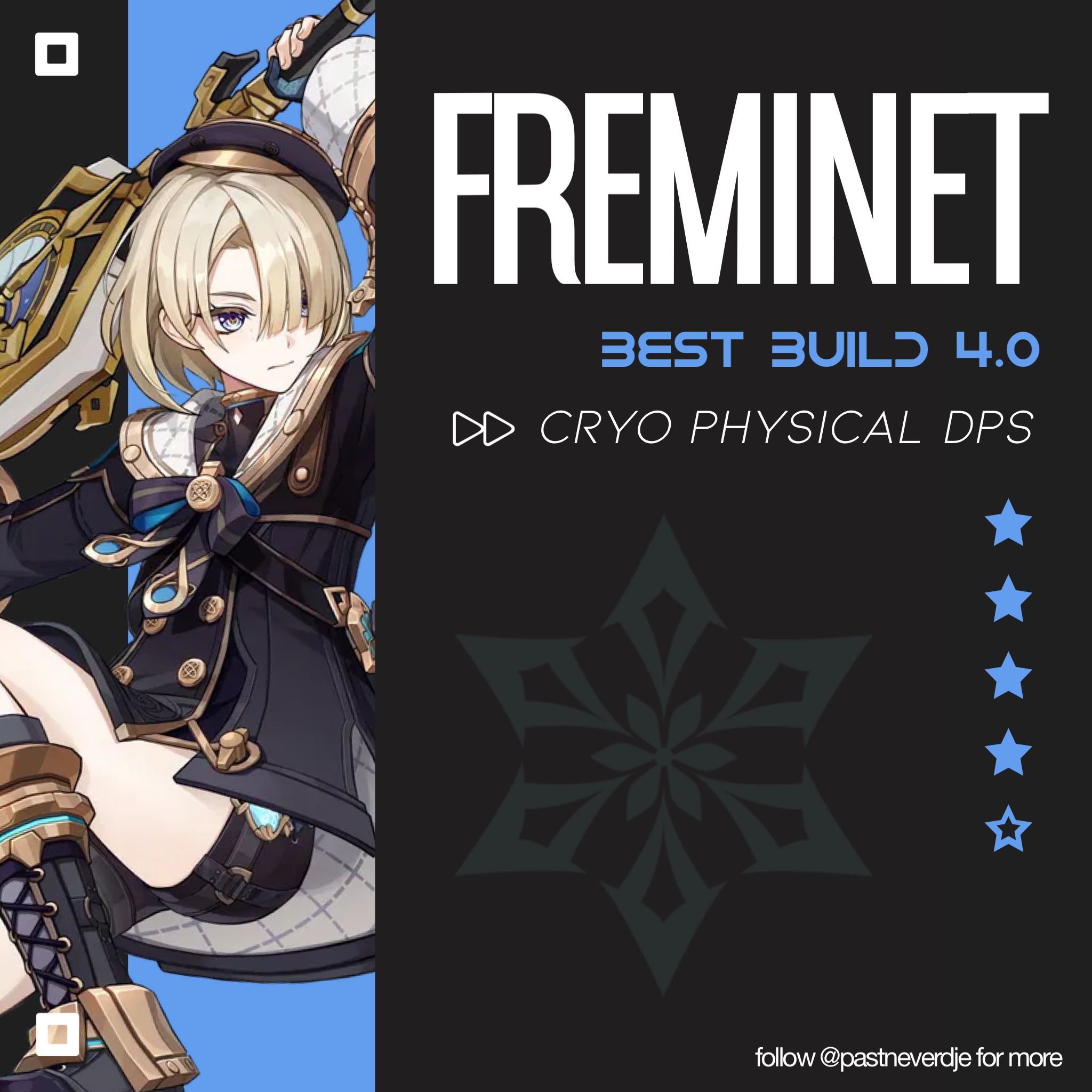 [4.0] Freminet - best build physical dps Genshin Impact | HoYoLAB