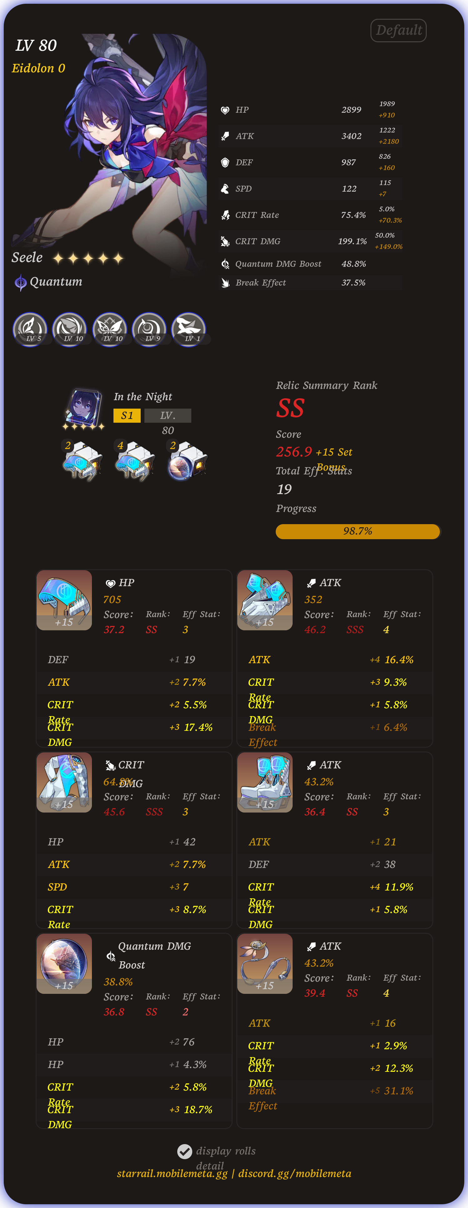 my most well built character in hsr Honkai: Star Rail | HoYoLAB