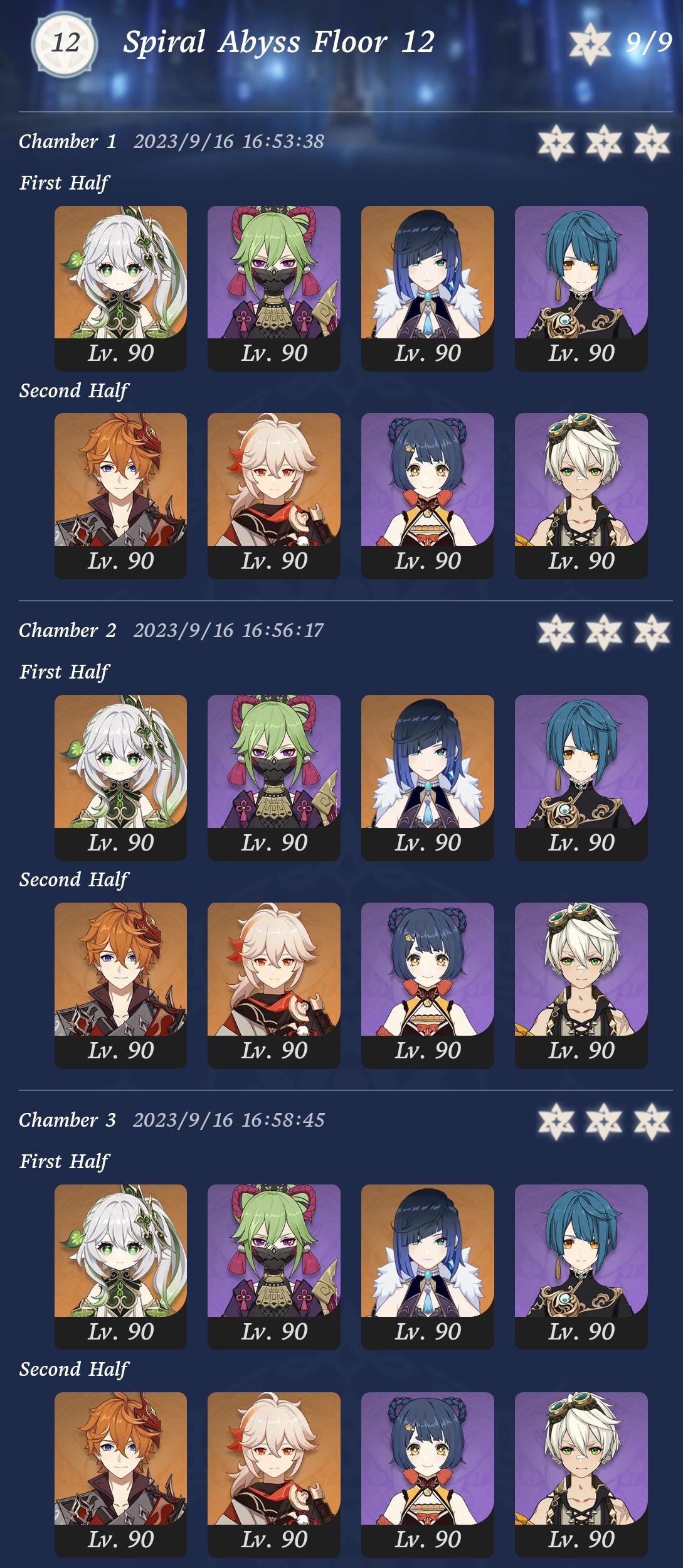 My abyss run! Genshin Impact | HoYoLAB