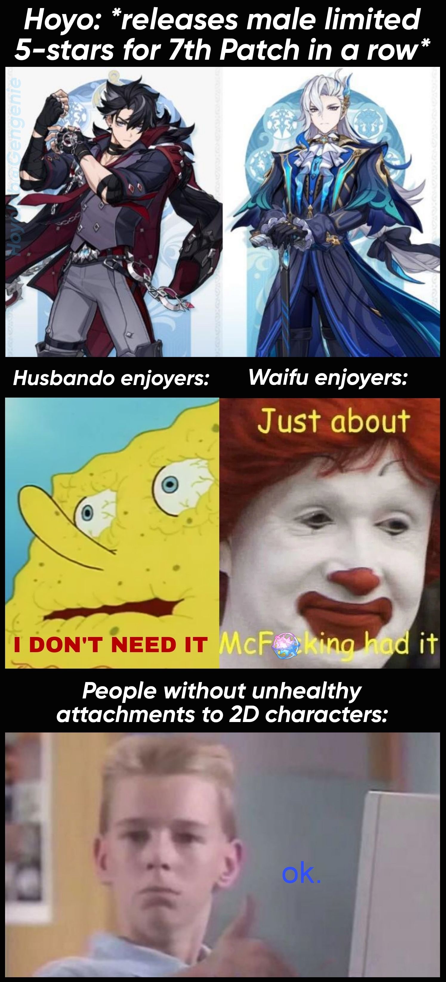 Our last limited 5-star "waifu" was Nilou in 3.1, that's almost a year ...