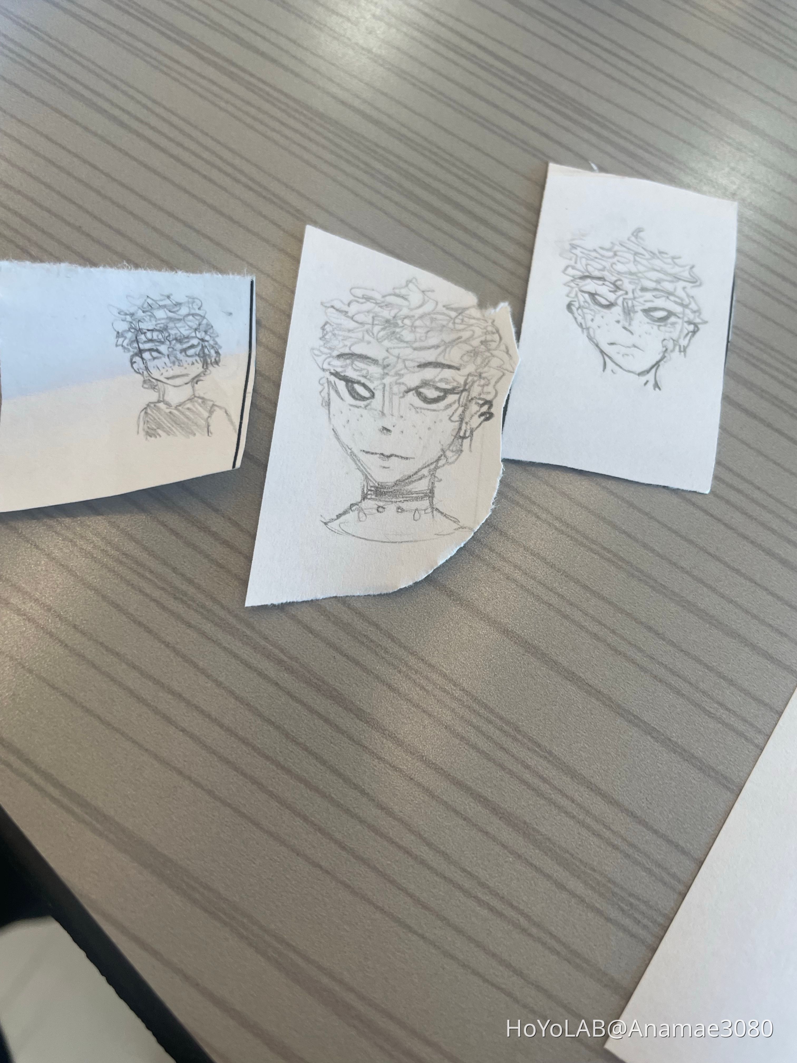 more sammy art from random school assignments | HoYoLAB