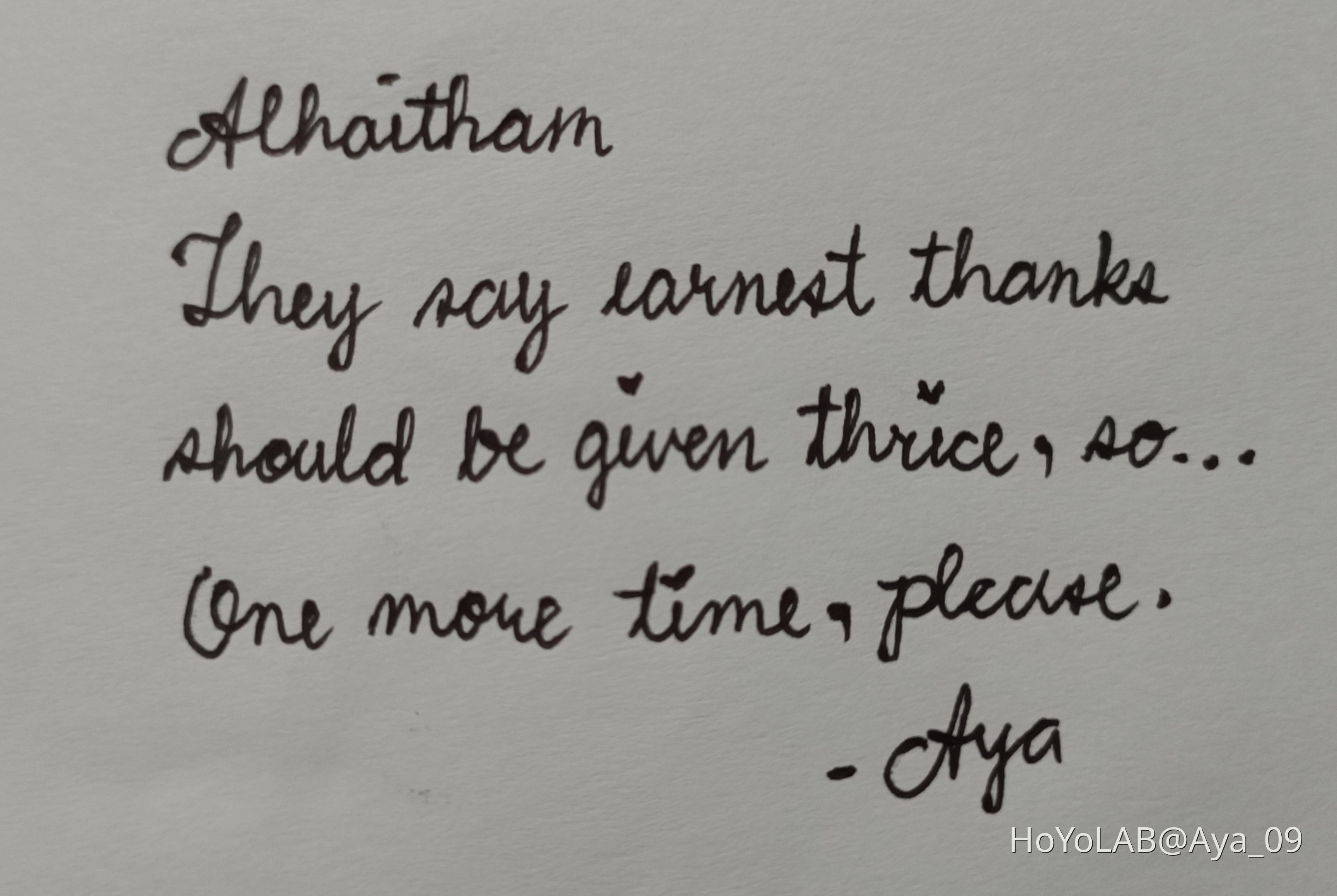 Day 2 of practicing cursive writing via Genshin Lines Genshin Impact ...