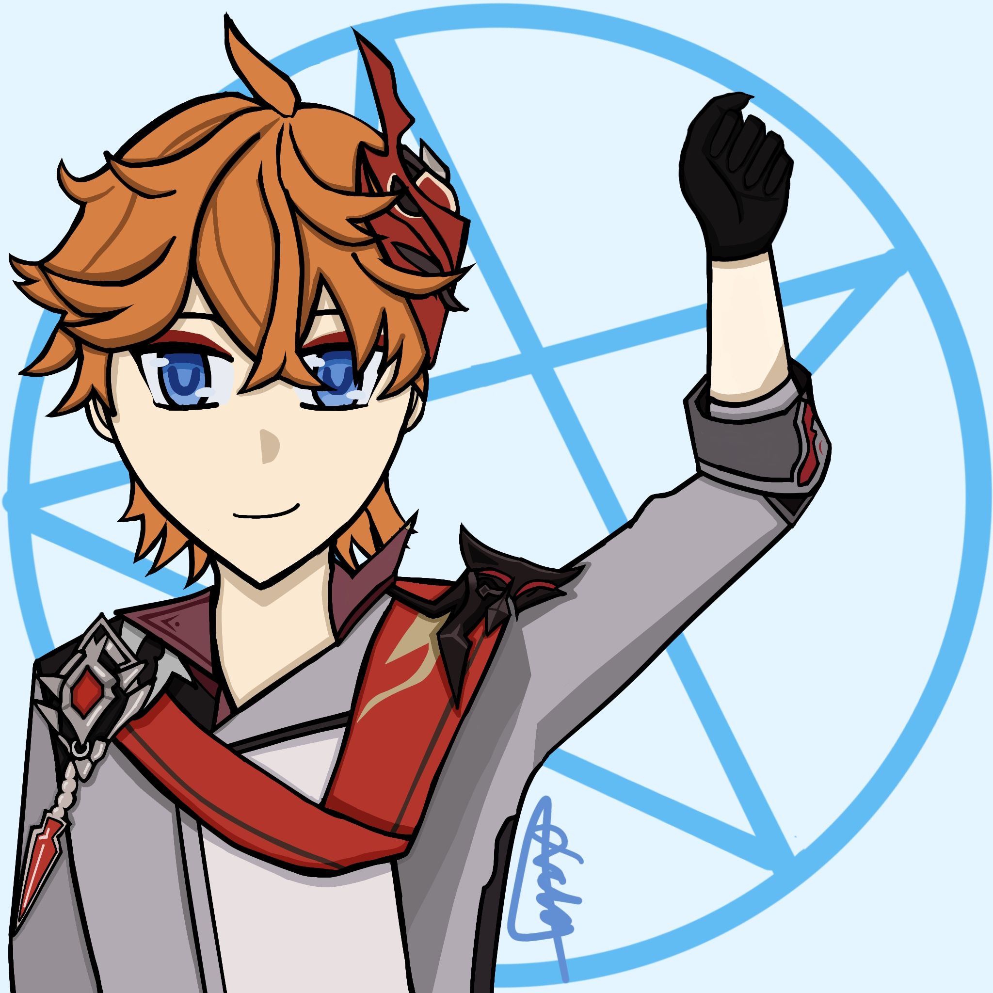 My Entry for the Childe (Tartaglia) Fanart Contest Genshin Impact | HoYoLAB