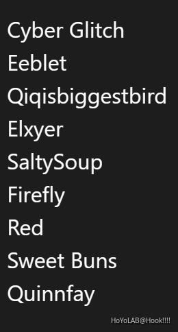 Contests For Oc (Read Bio for their Names) | HoYoLAB