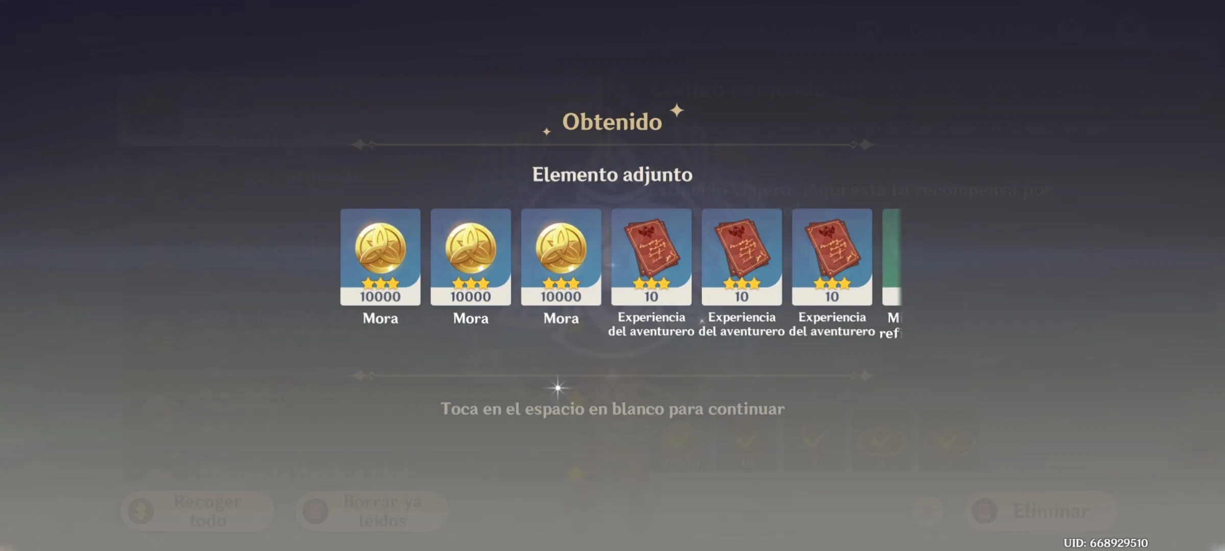 Códigos Canjeables gratis