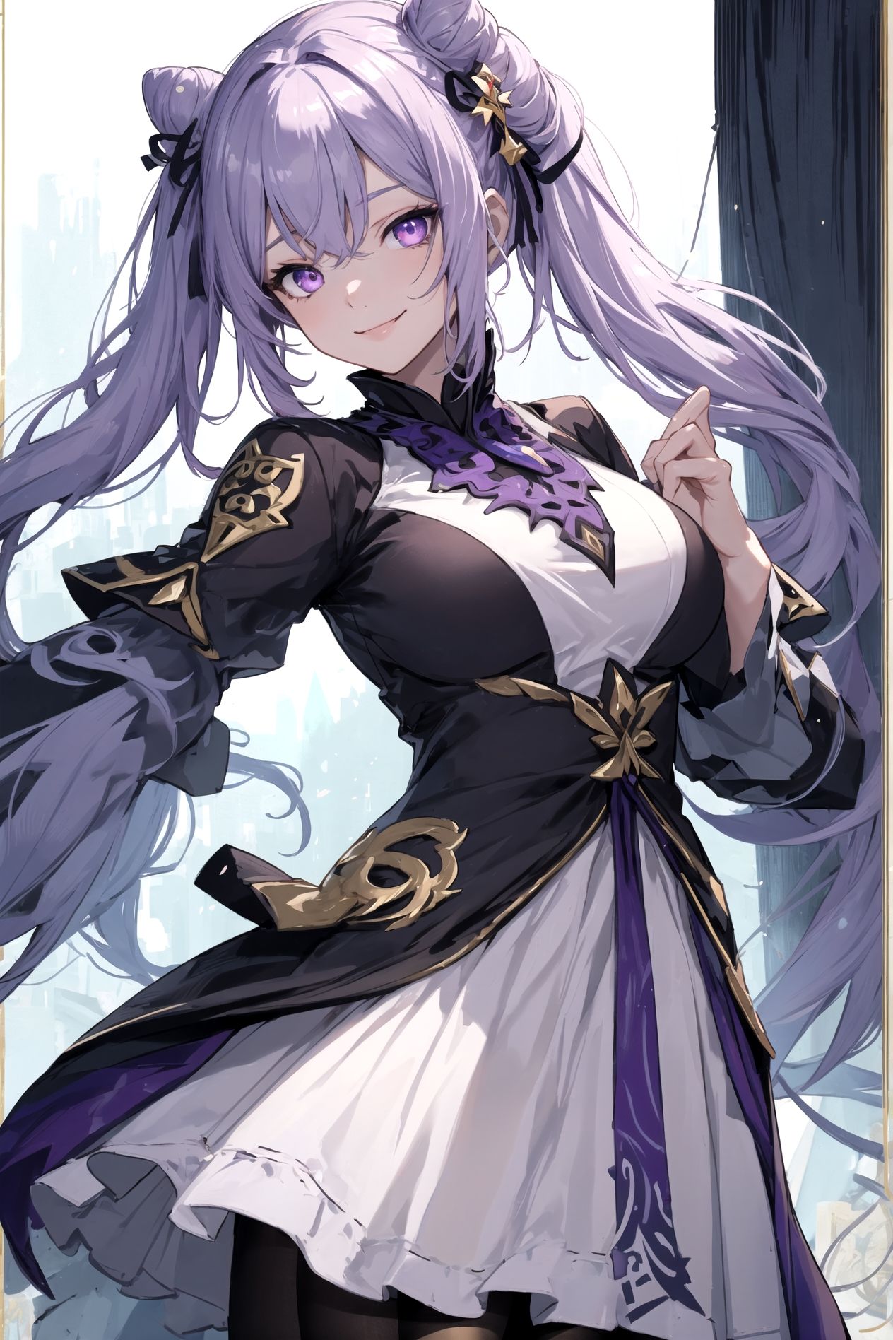 Keqing AI art Genshin Impact | HoYoLAB