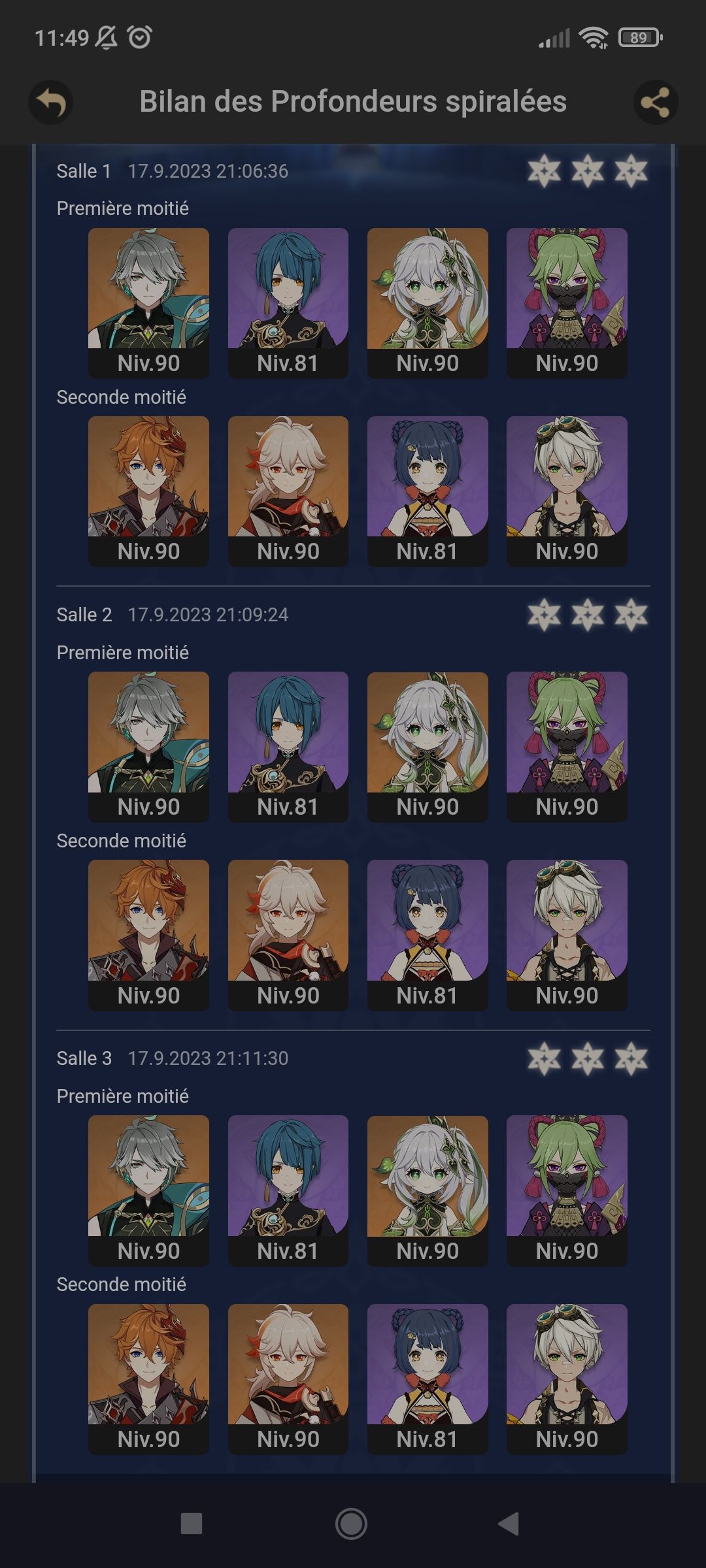 mes 2 teams pour ces abyss + builds! Genshin Impact | HoYoLAB