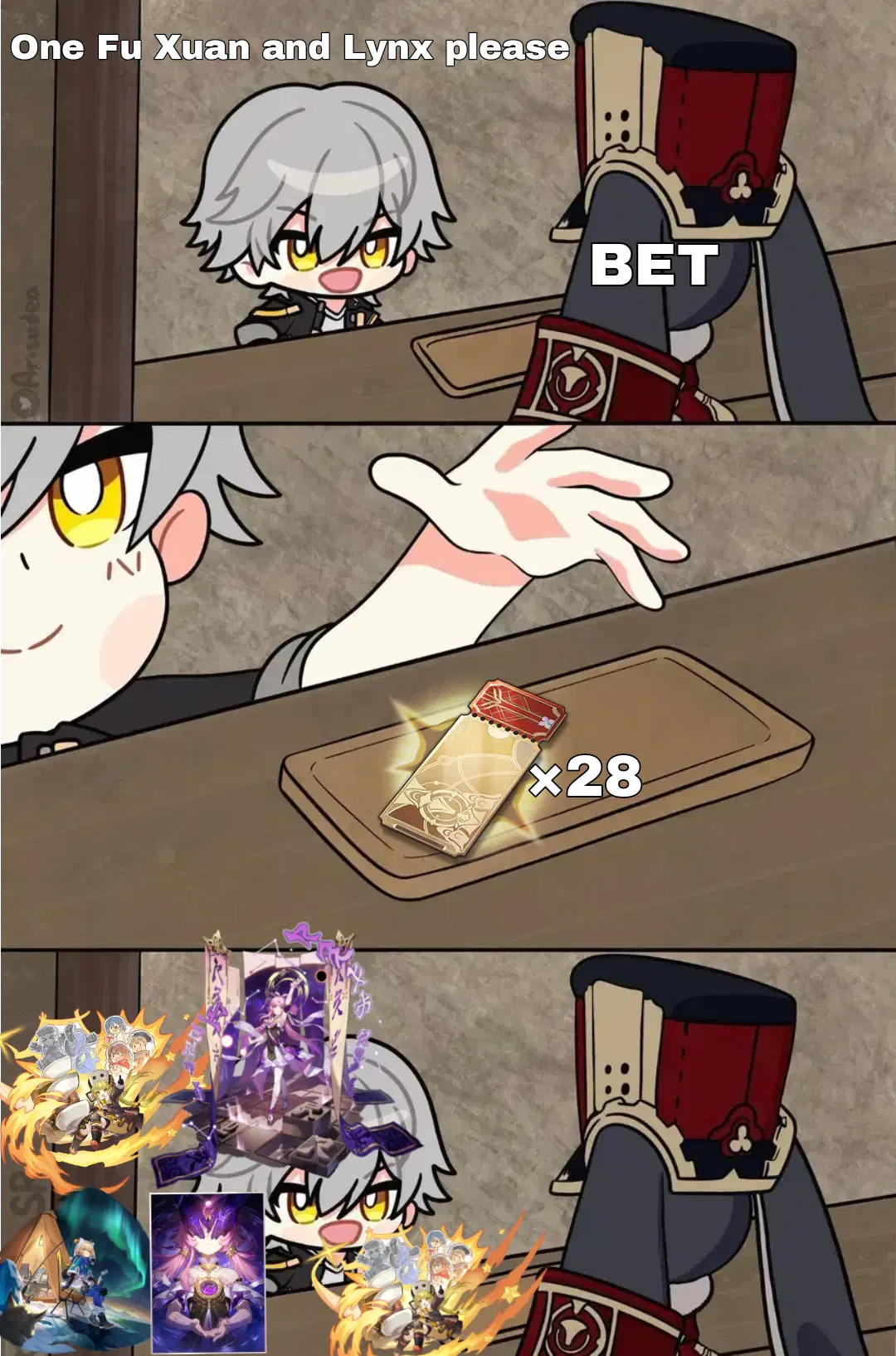 Fu Xuan summons be like👀 Honkai: Star Rail | HoYoLAB