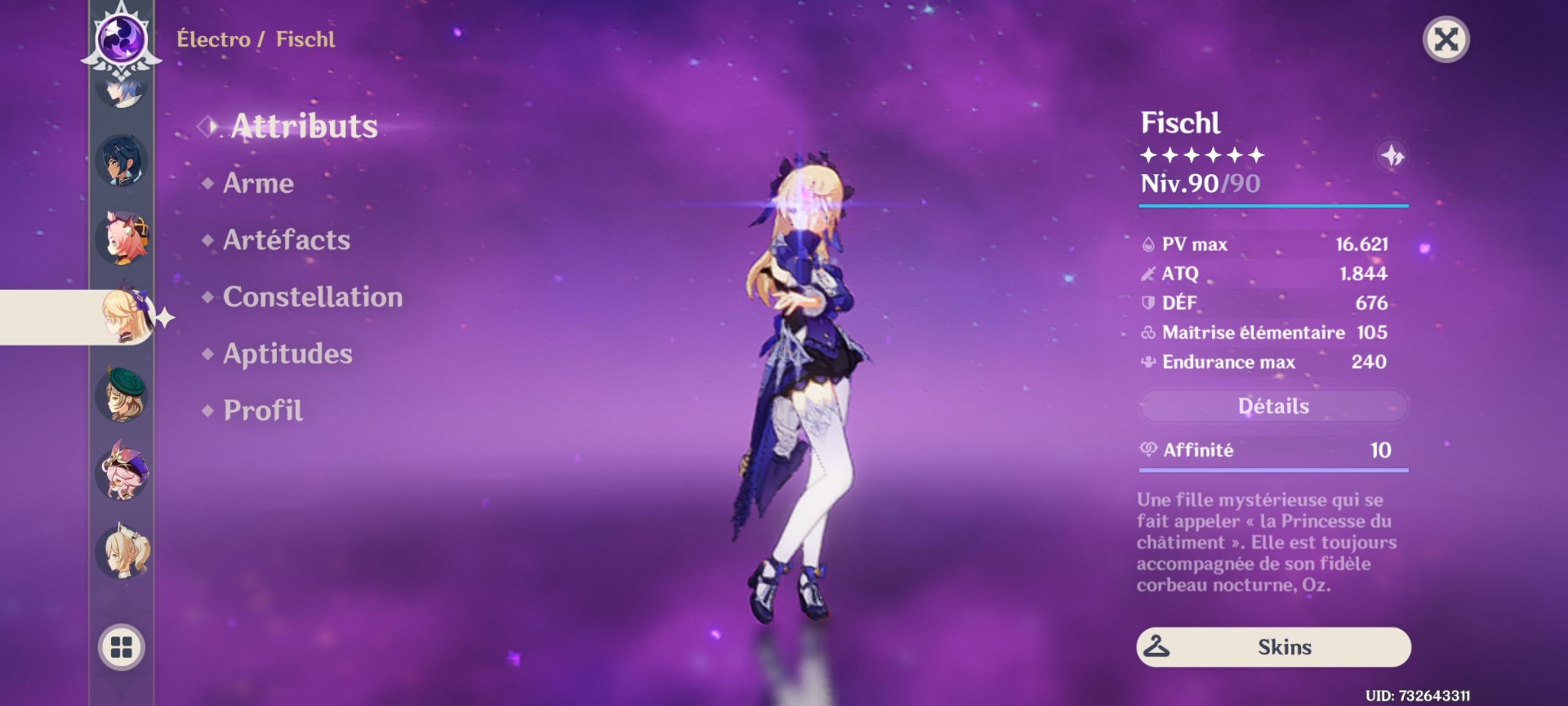 Fischl niveau 90 !! Genshin Impact | HoYoLAB
