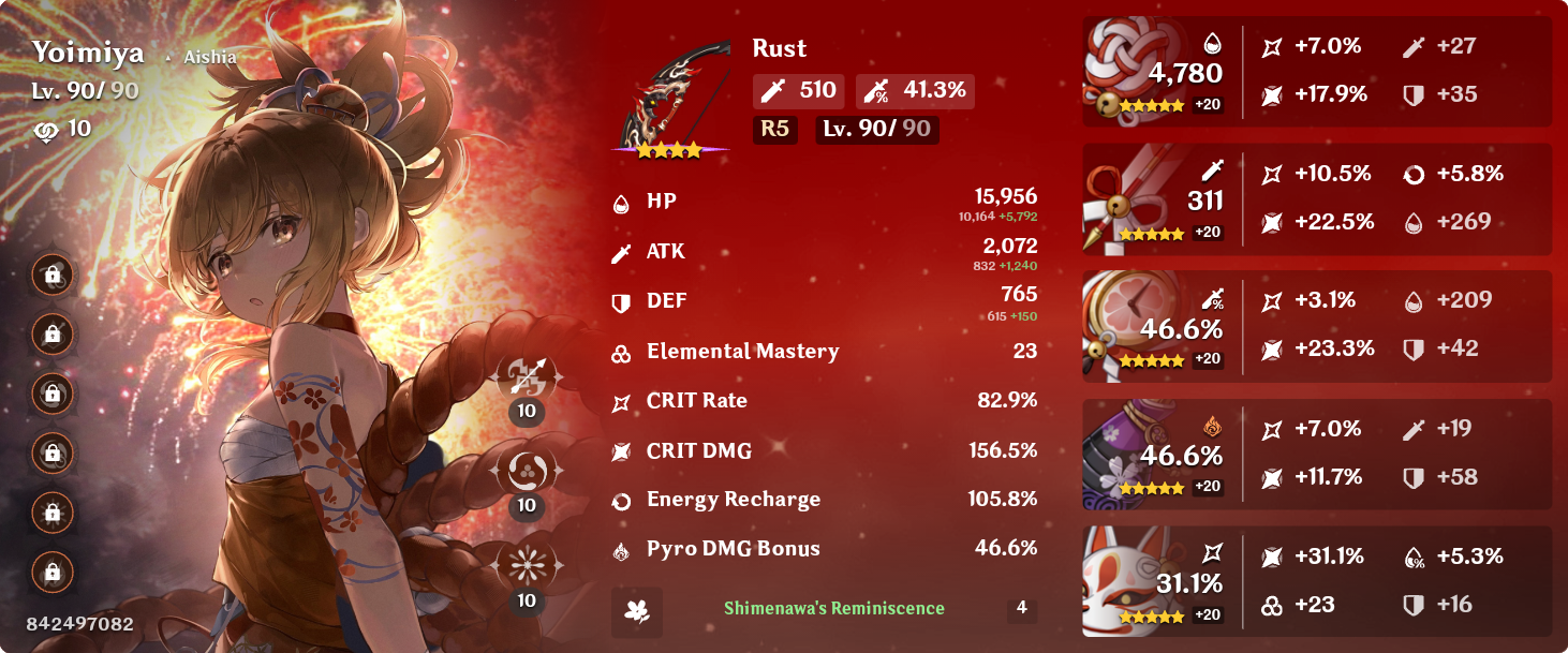 yoimiya (which weapon is better for my yoimiya) Genshin Impact | HoYoLAB