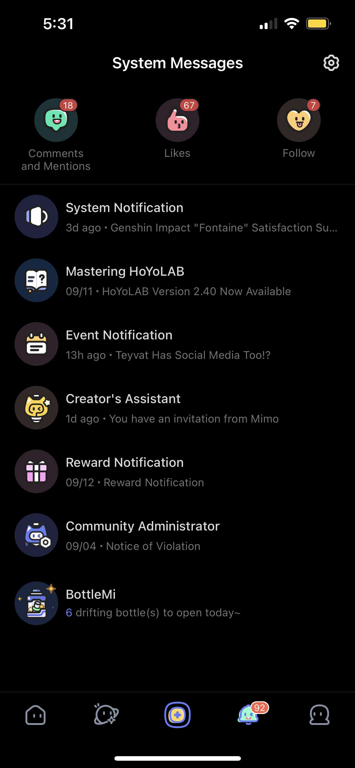 What happens when I ignore my phone all day | HoYoLAB