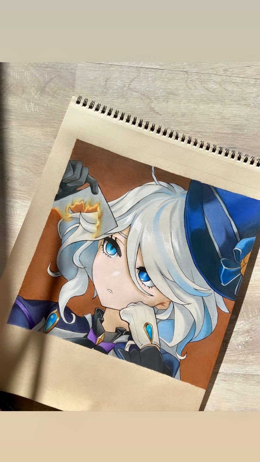 I drew the water Archon aka spoiled brat Genshin Impact | HoYoLAB