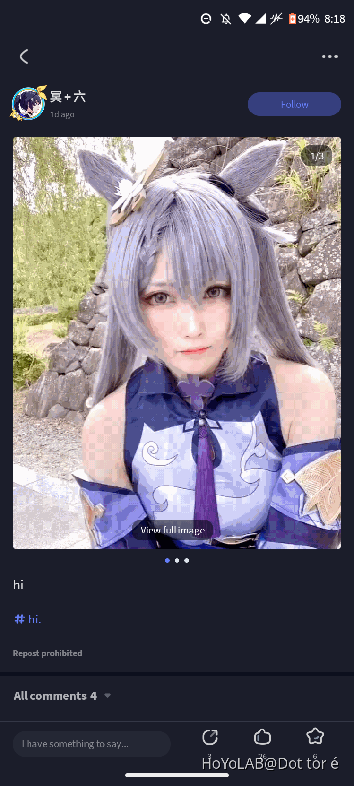 I think I found a bot account | HoYoLAB