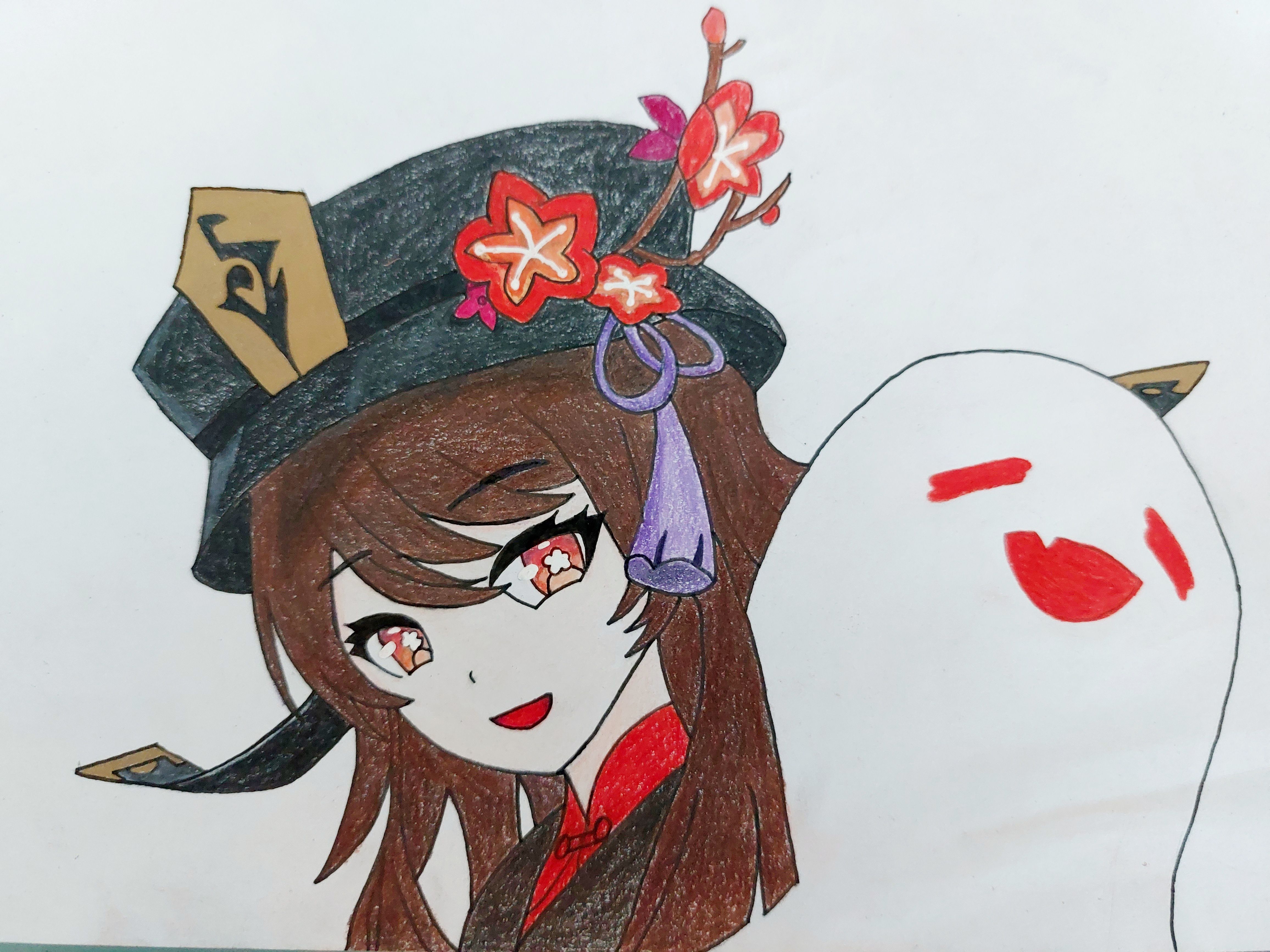 Hu Tao and her Buddy Boo Tao Genshin Impact | HoYoLAB