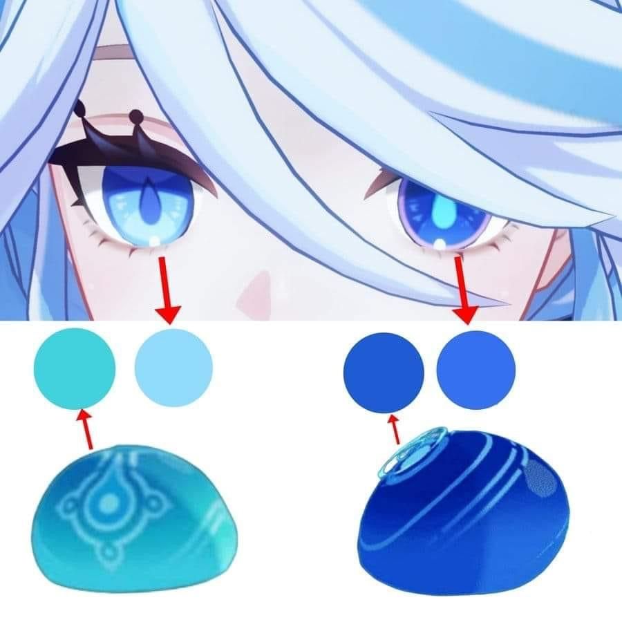 Dato curioso sabias que furina se parece a un slime ☠️☠️☠️☠️ Genshin ...