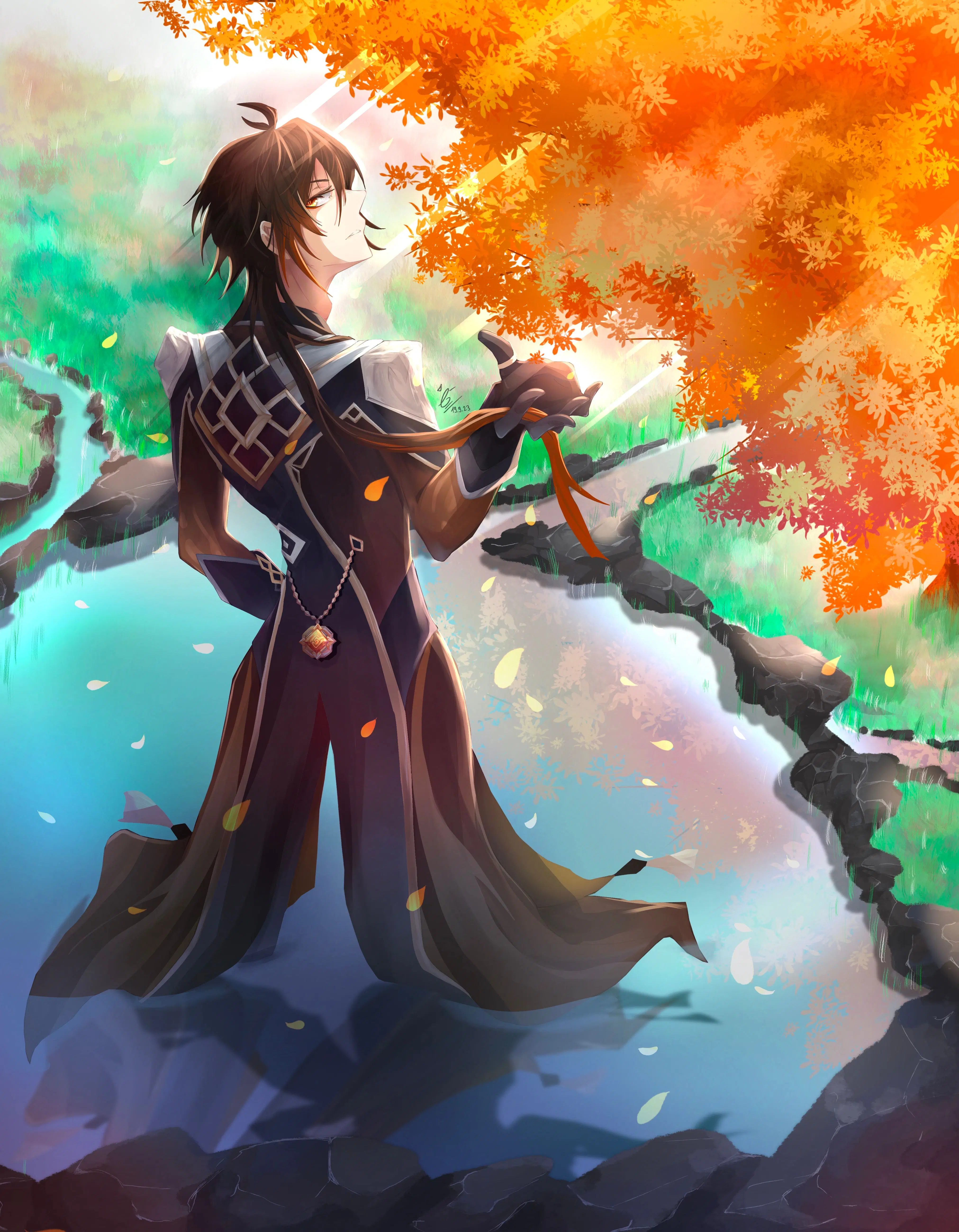 Zhongli Fan-Art Genshin Impact | HoYoLAB